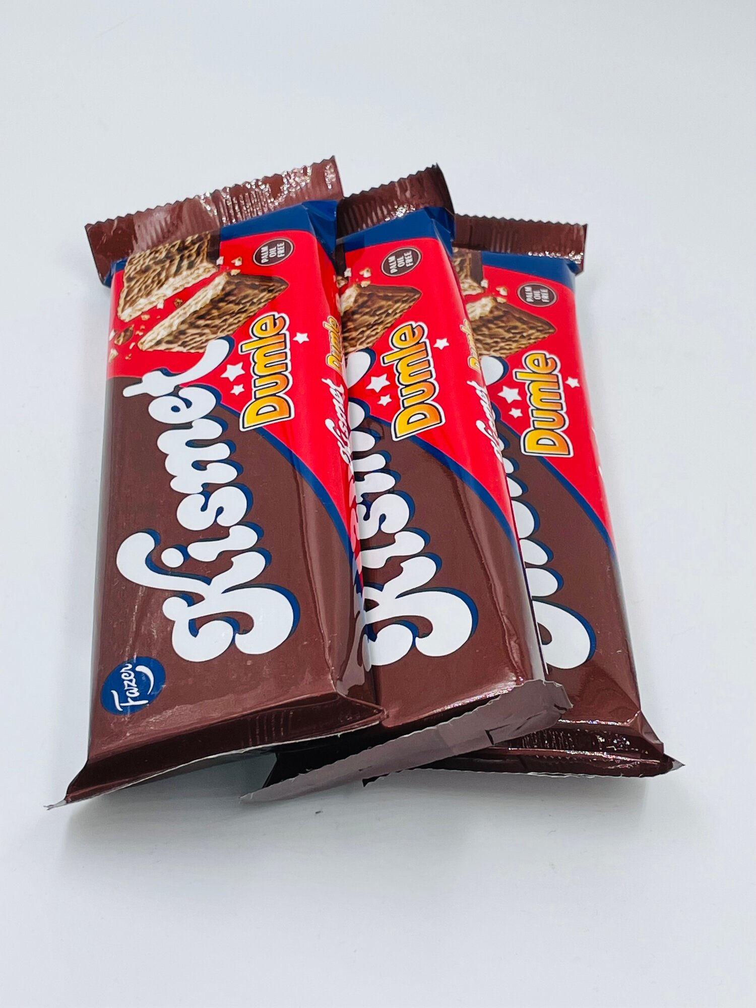 Шоколадные вафли Fazer Kismet Dumle с ирисом (55x3) 165 г 3 шт (из Финляндии)