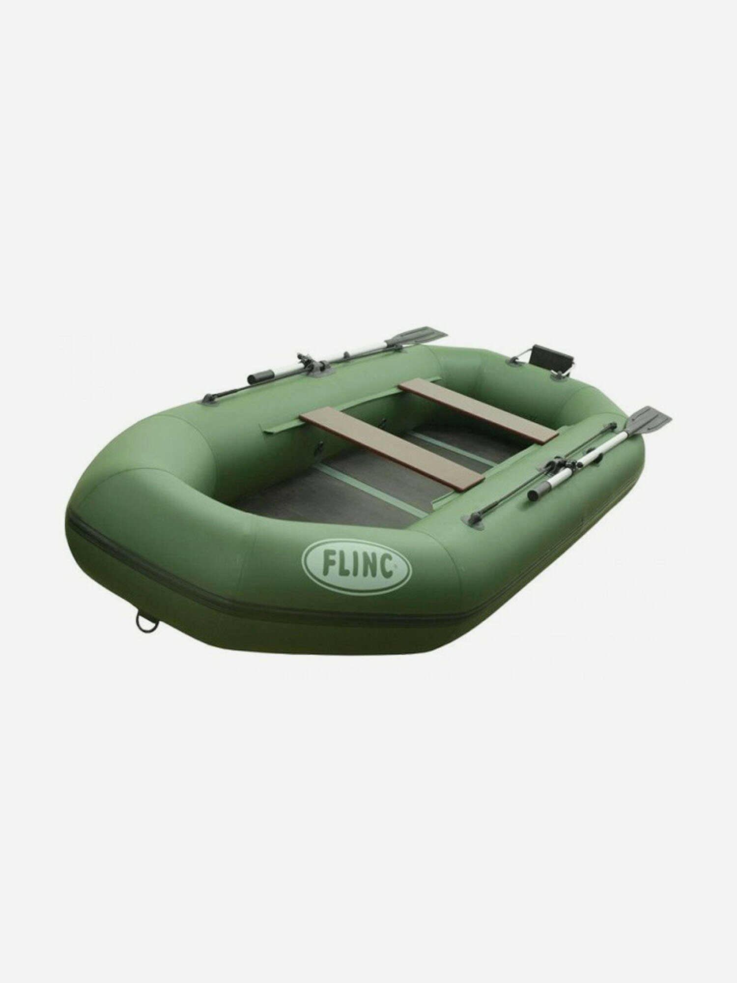 Гребная лодка Flinc F300TL, ПВХ, 2 места, оливковая, 300х138 см