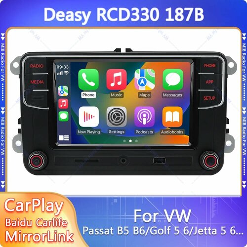 Автомобильный радиоприемник OEM Desay RCD330 Carplay 6RD035187B ...