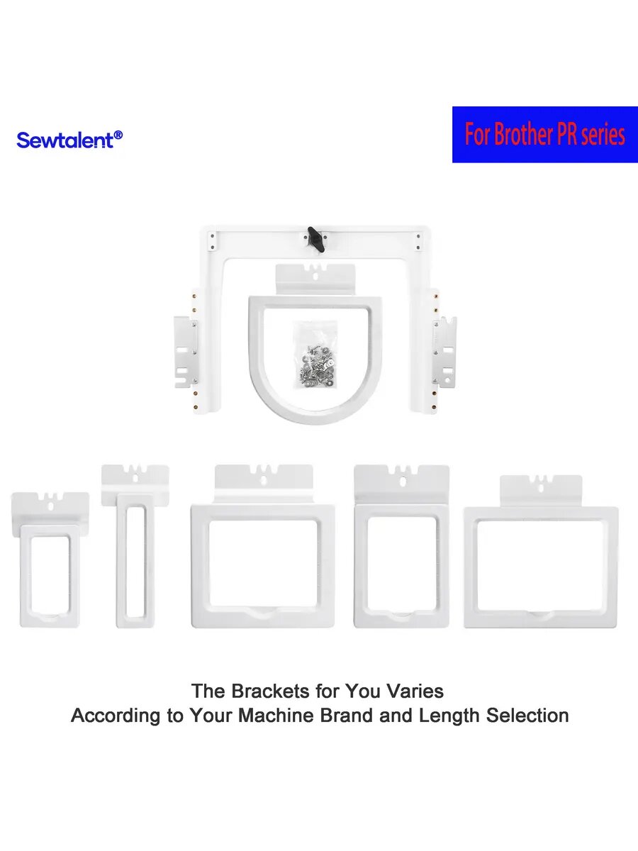 6в1 магнитные пяльцы для Brother PR серия Вышивальная машина