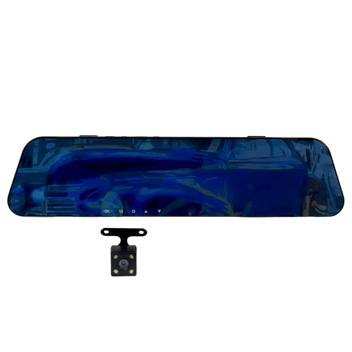 Видеорегистратор-зеркало с камерой заднего вида lesa t7