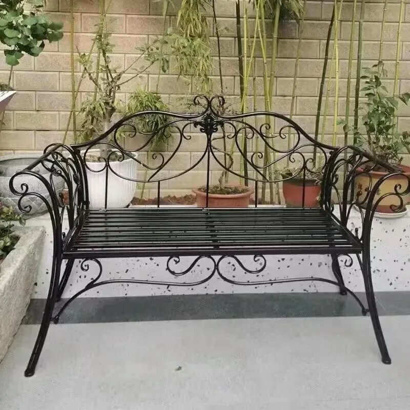 Садовое кресло в викторианском стиле (металл, кованое)