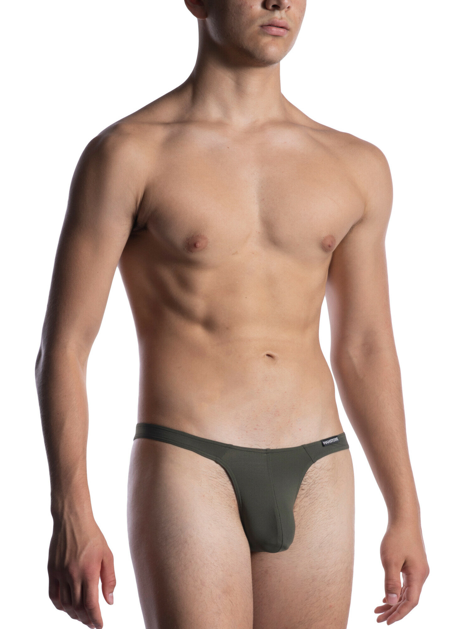 Трусы-стринги "M800 - Tower String Olive" / Manstore / Хаки / Размер 2XL