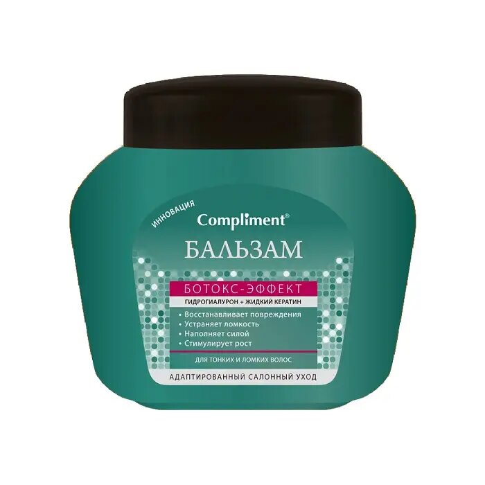 Compliment Бальзам ботокс-эффект для тонких волос 500 мл 1 шт