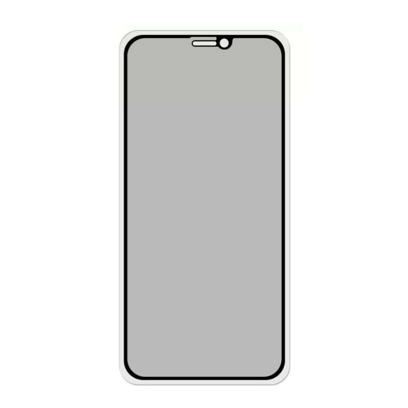 Защитное стекло Glass Pro антишпион для Apple iPhone 12 / Apple iPhone 12 Pro на весь экран с черной рамкой