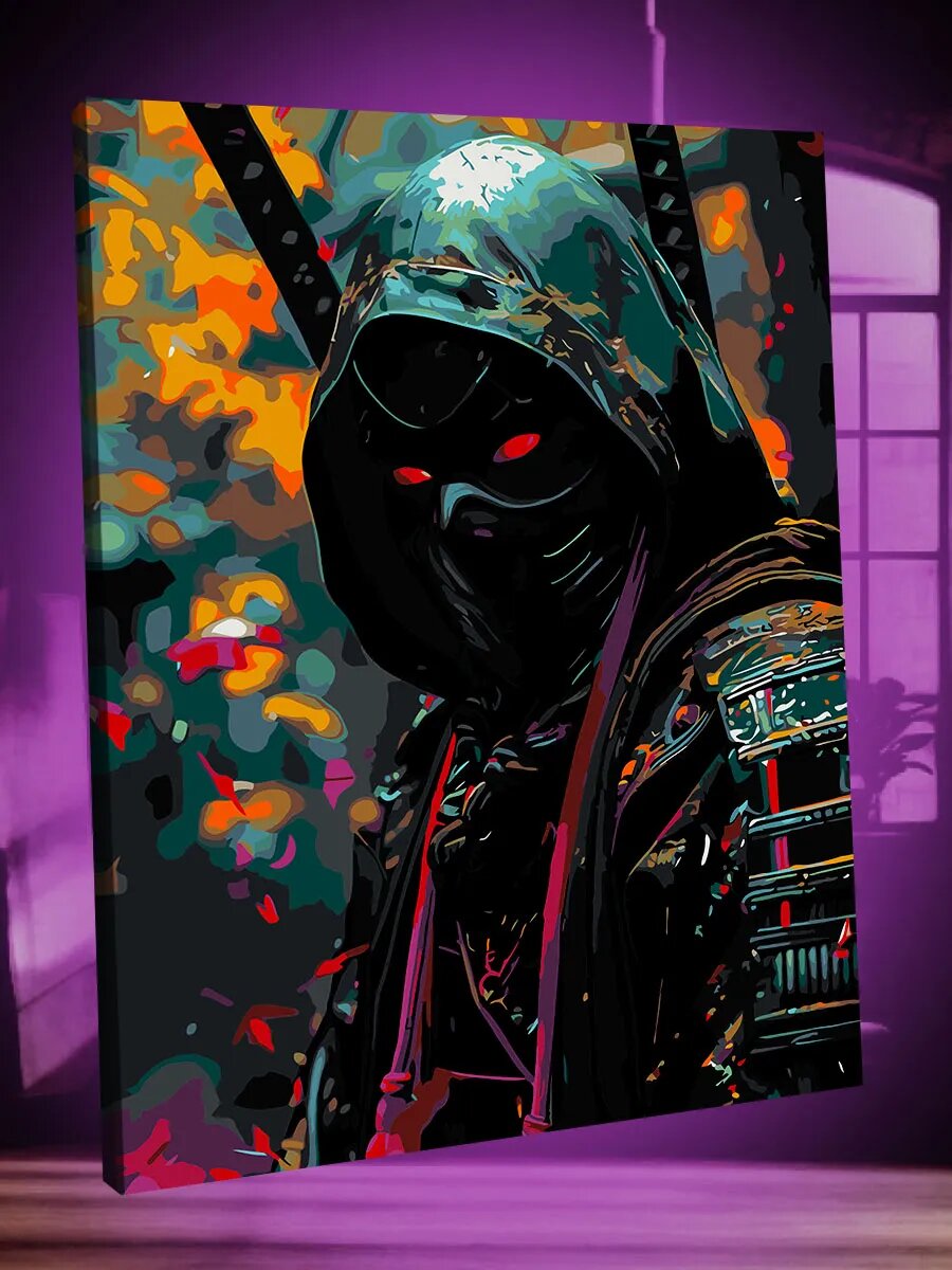 Картина по номерам Самураи