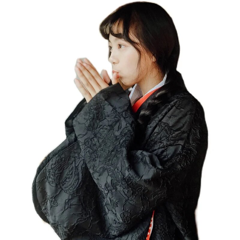 Женский флисовый хаори RANMO черный