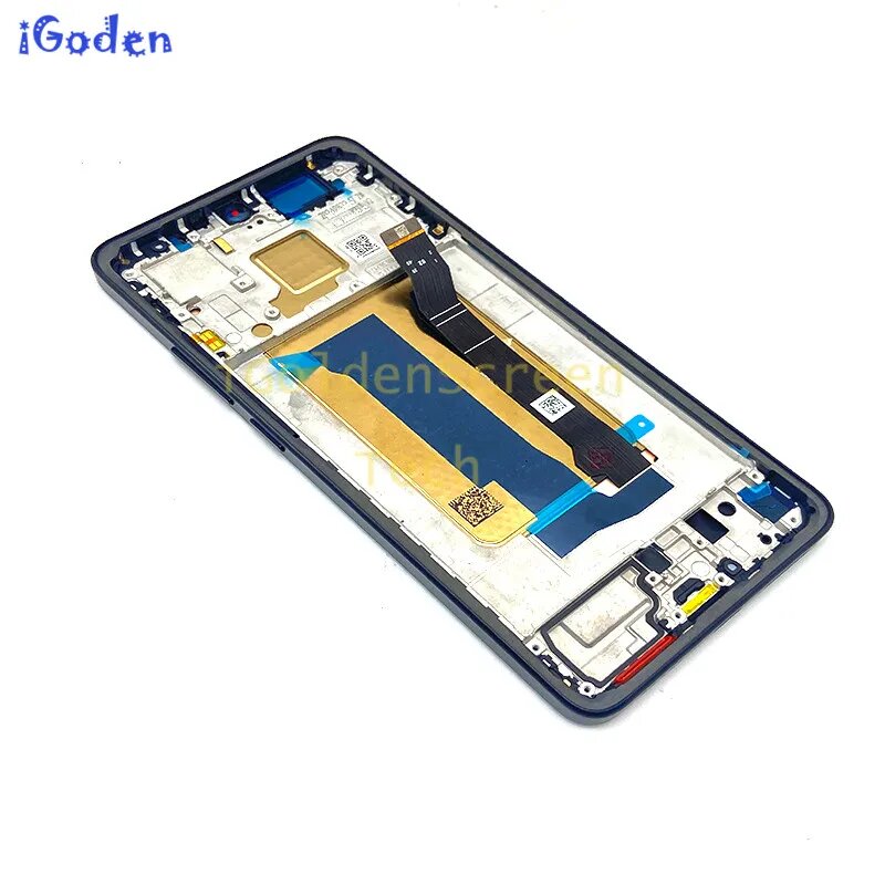 Оригинальный 6,67 "AMOLED для Xiaomi Poco X7 Pro, дисплей 2412DPC0AG, детали сенсорного ЖК-экрана для Poco X 7 Pro, замена рамки дисплея Black with frame