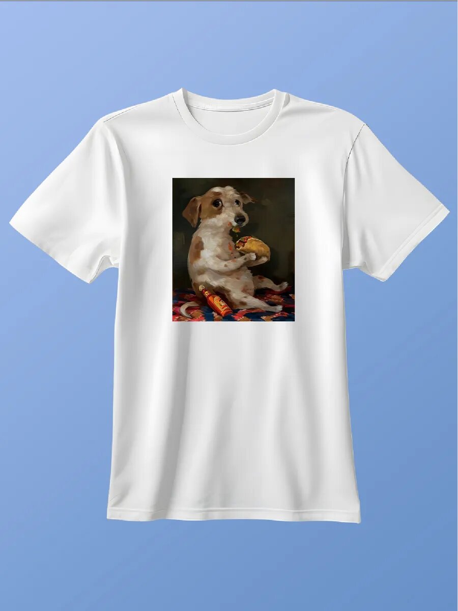 Футболка с картиной художника