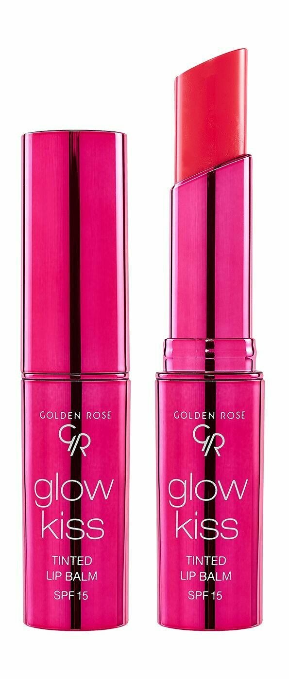GOLDEN ROSE Тинт-бальзам для губ Glow Kiss Tinted Lip Balm Spf 15,3 г, 03
