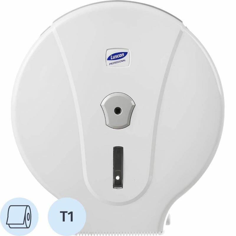 Диспенсер для туалетной бумаги в рулонах Luscan Professional макси белый