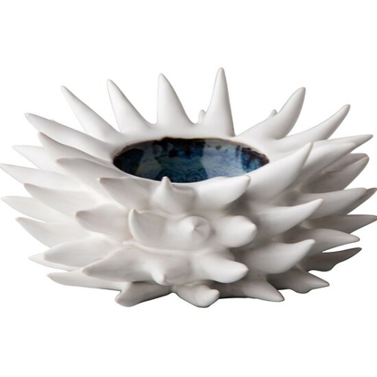 Емкость для закусок Studio Raw «Ро Дизайн Бай Эрбиси» в виде морского ежа, 8 см, фарфор, белый (03035066)