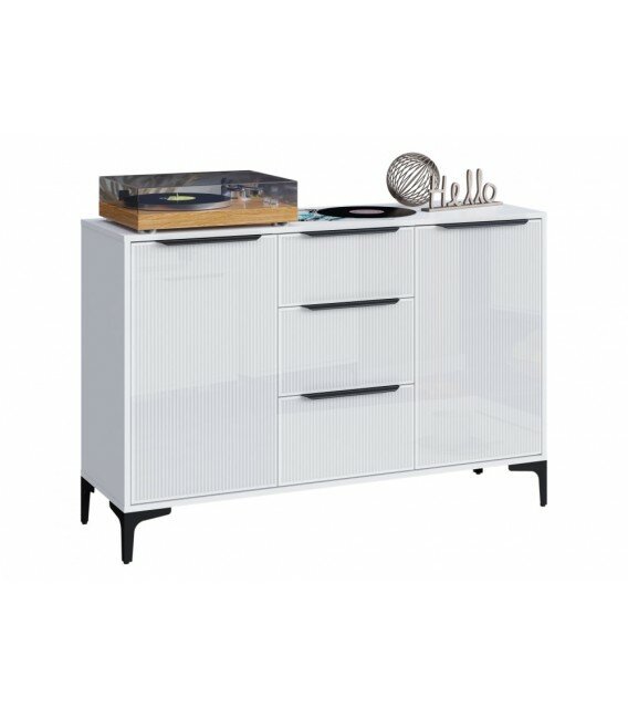 Комод Balk белый / белый глянец 9619895