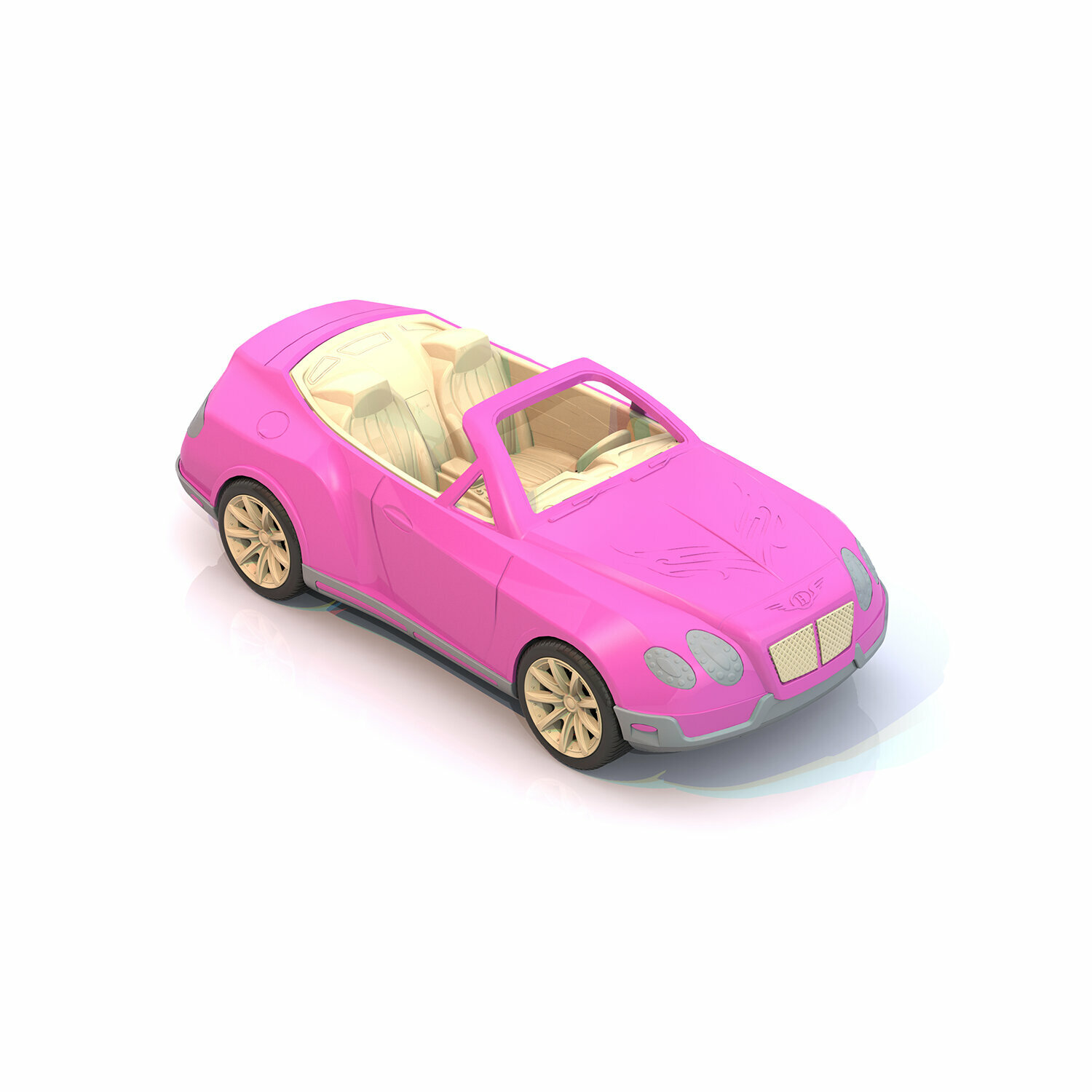 Машина игрушечная кабриолет "Нимфа", пластиковая, 44x20x14,5 см, нордпласт, 297