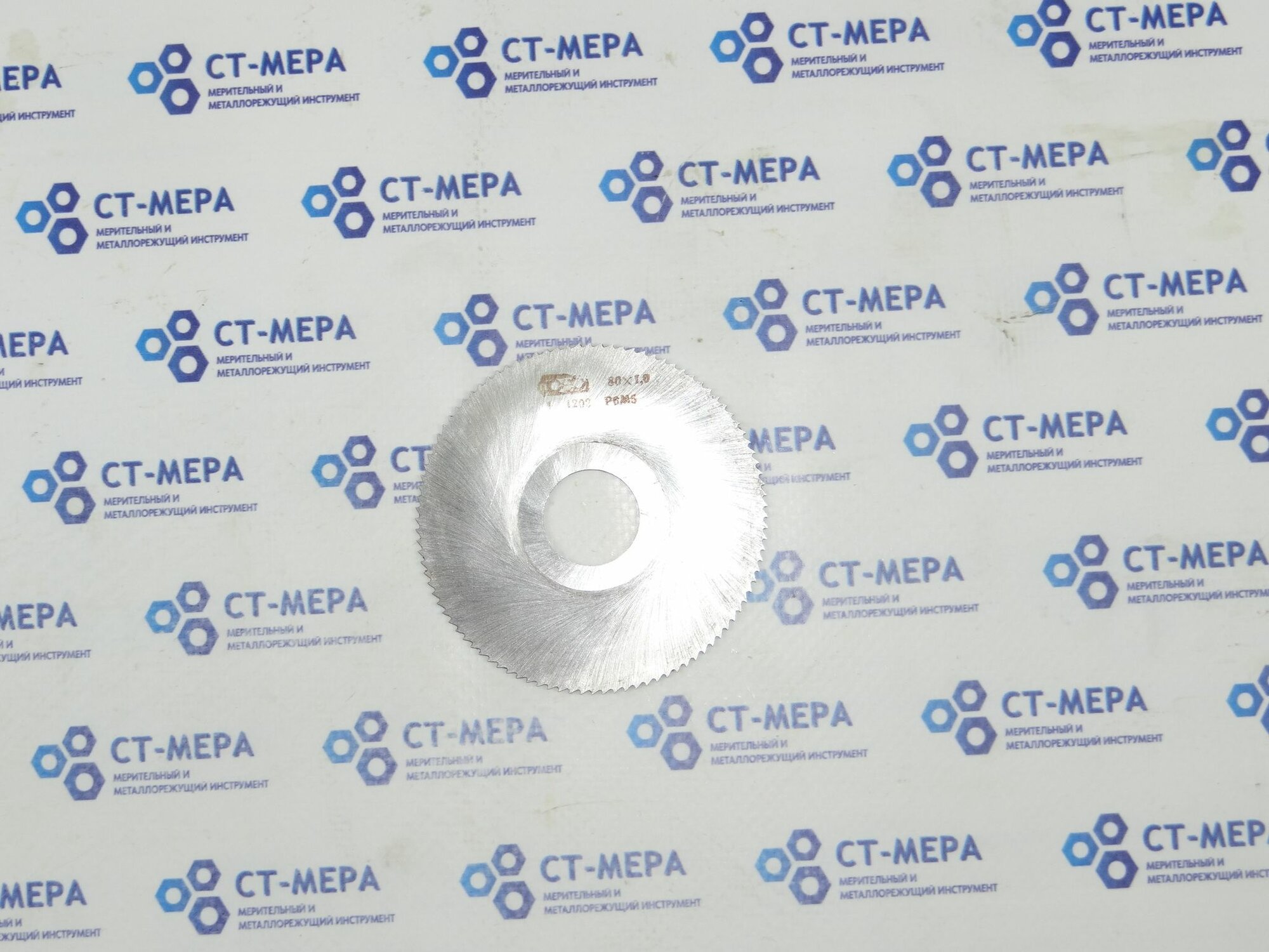 Фреза отрезная по металлу 80х1х22мм. z 100 Р6М5 с фаской без ш/п