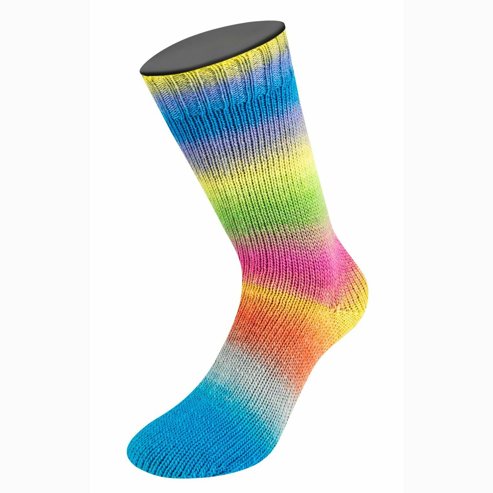 Носочная пряжа Lana Grossa Color Mix Multi Meilenweit 100 (8006) 1 моток