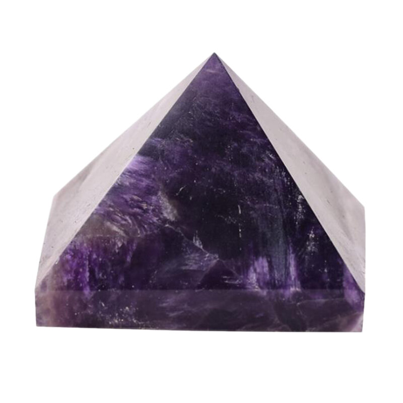 Natural Dream Аметист Пирамида Натуральный Кварцевый Кристалл Обелиск Точка Лечебные Камни Ископаемые Домашний Декор 3,5-4 см
