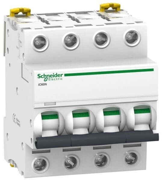 Acti 9 iC60N Автоматический выключатель 4P 0,5A (C), Schneider Electric, A9F74470