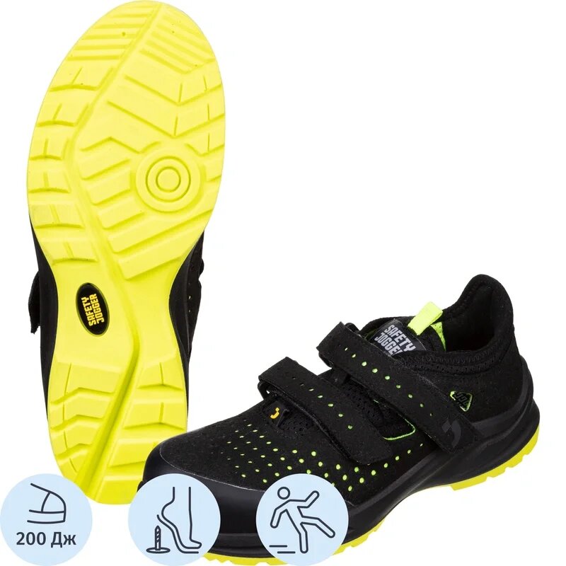 Полуботинки Safety Jogger MODULO S1PS SANDAL BLK р.44, 2142573