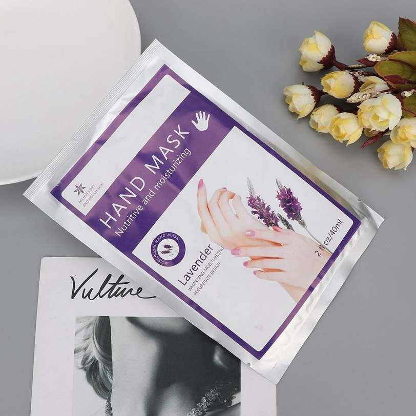 40 мл увлажняющая маска для рук лаванда + пилинг уход восстановление грубой кожи для мужчин и женщин - имеют белую и нежную