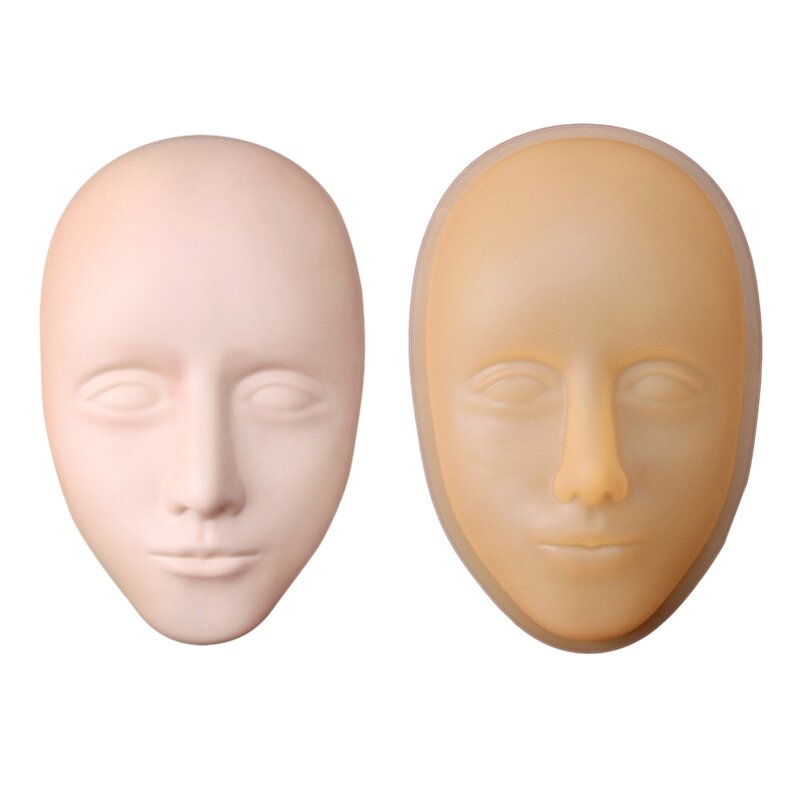 Переносная мягкая модель силиконовая голова манекен плоская голова практика макияж маг учебная модель наращивание ресниц красота