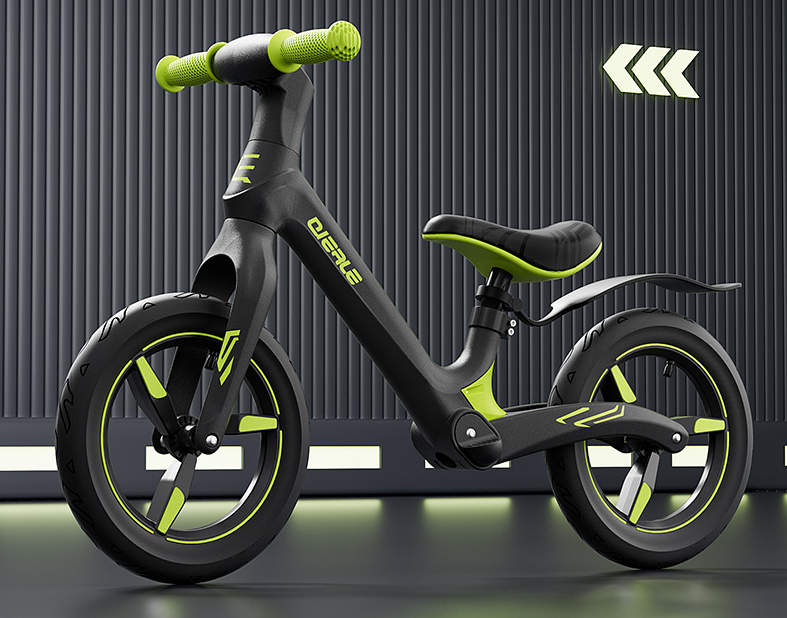 Беговел, Haoyang 001 надувные колеса, Материал из углеродного волокна, Пришлите брызговики и насос