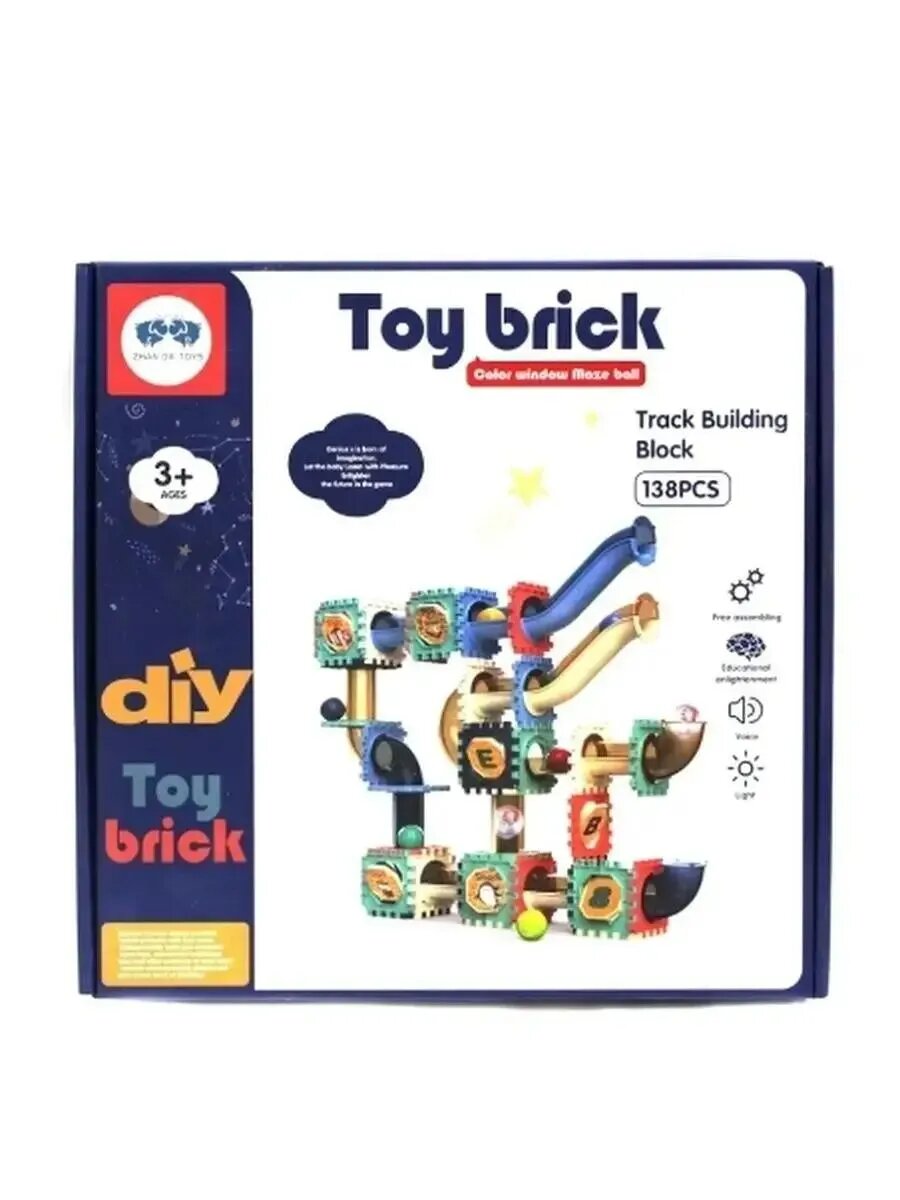 Конструктор Веселые горки с лабиринтом 3D со светом и звуком