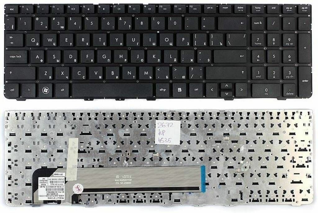 Клавиатура HP ProBook 4730S, 4530S (черная) без рамки