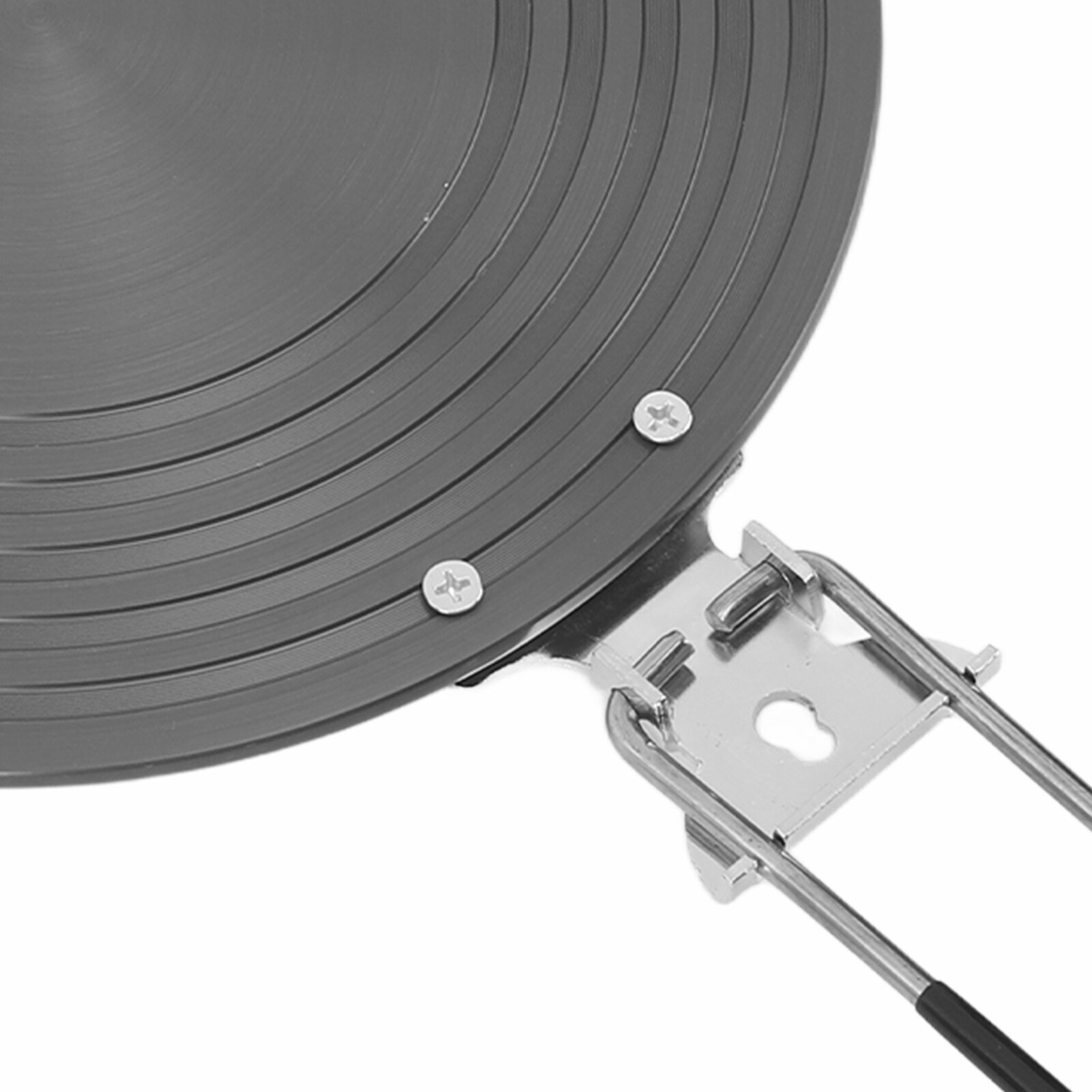 Пластина теплопроводности из алюминиевого сплава, верхняя часть плиты, рассеиватель тепла, редуктор, пламязащита, плита для тушения со съемной ручкой для кухни, 24 см/9,45 дюйма