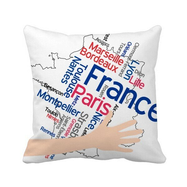 Французские маркеры карты бросали подушки