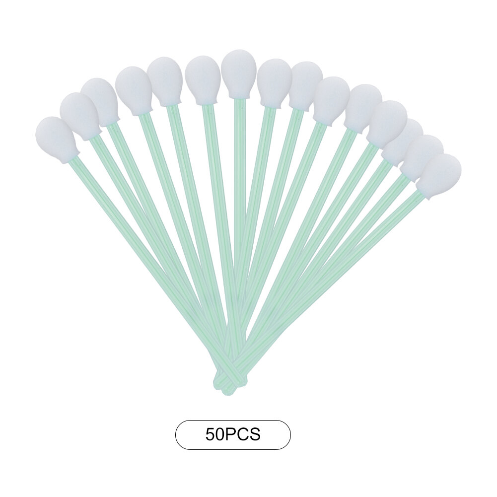 50 шт. антистатических поролоновых чистящих салфеток для линз дисков принтера, 18 см