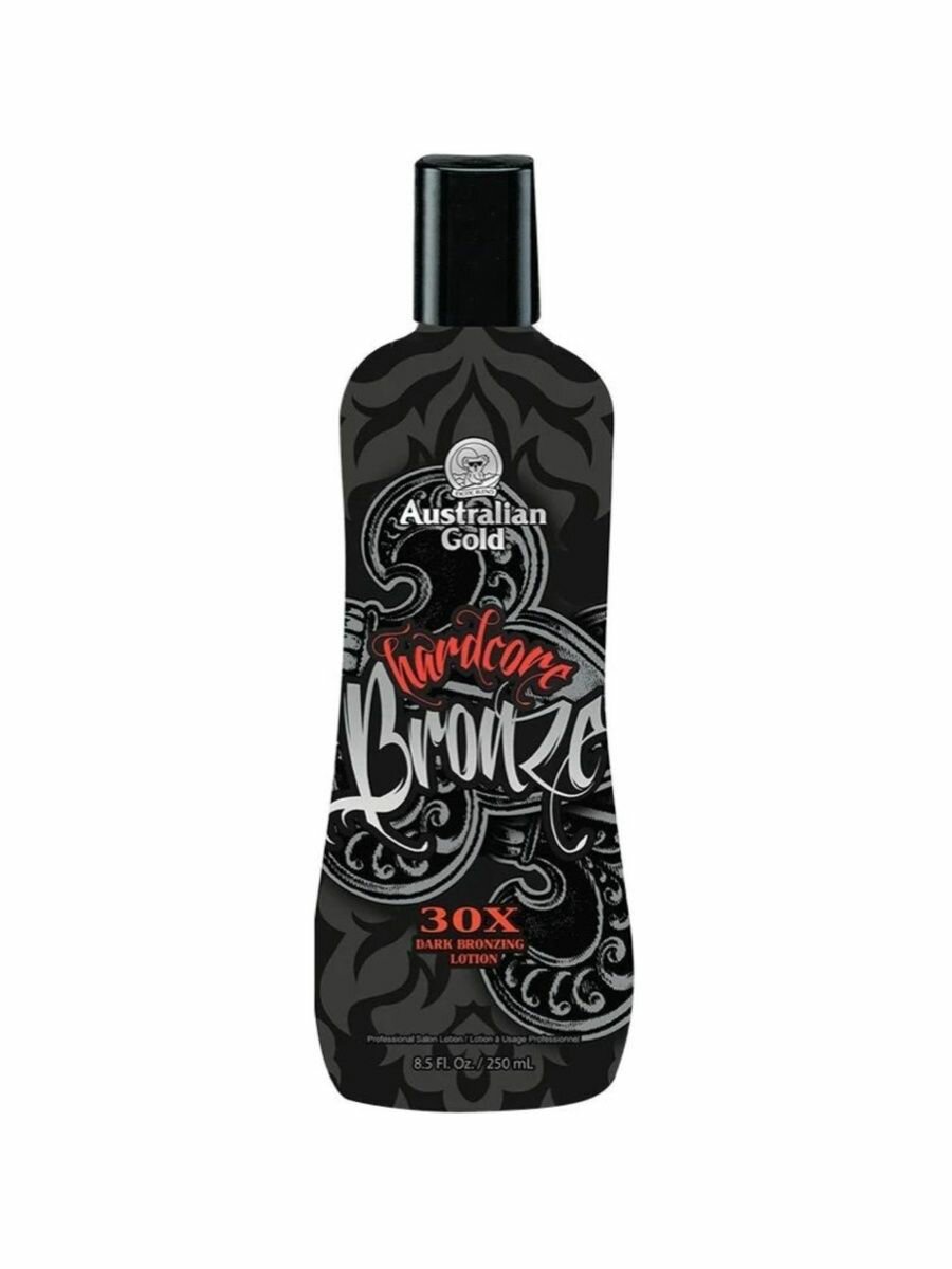 Australian Gold Hardcore Bronze 30X Dark Bronzing Крем для загара в солярии 250 мл