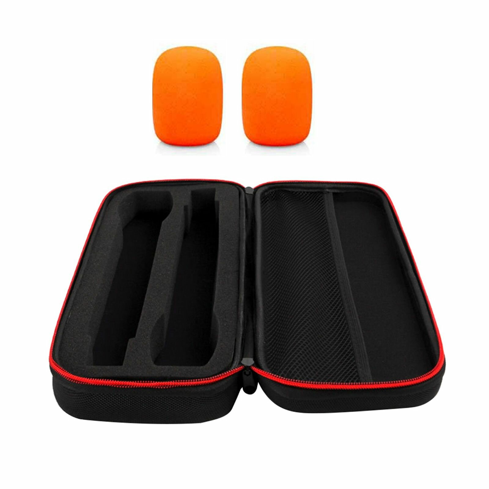 Зачитанный ЕВА кейс для двух беспроводных микрошонов