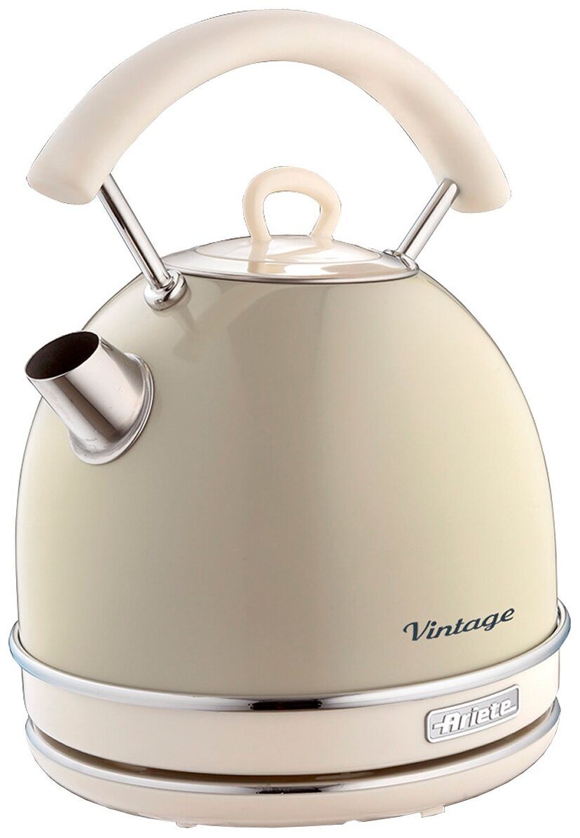Электрический чайник Ariete Vintage, 1.7 л, бежевый (00C287703AR0)