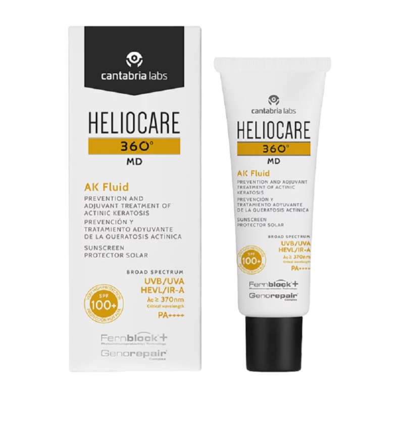 Флюид АК с тотальной защитой SPF 100+, 50 мл HELIOCARE 360 MD AK Fluid Sunscreen 100+ Cantabria Labs / Кантабрия Лабс