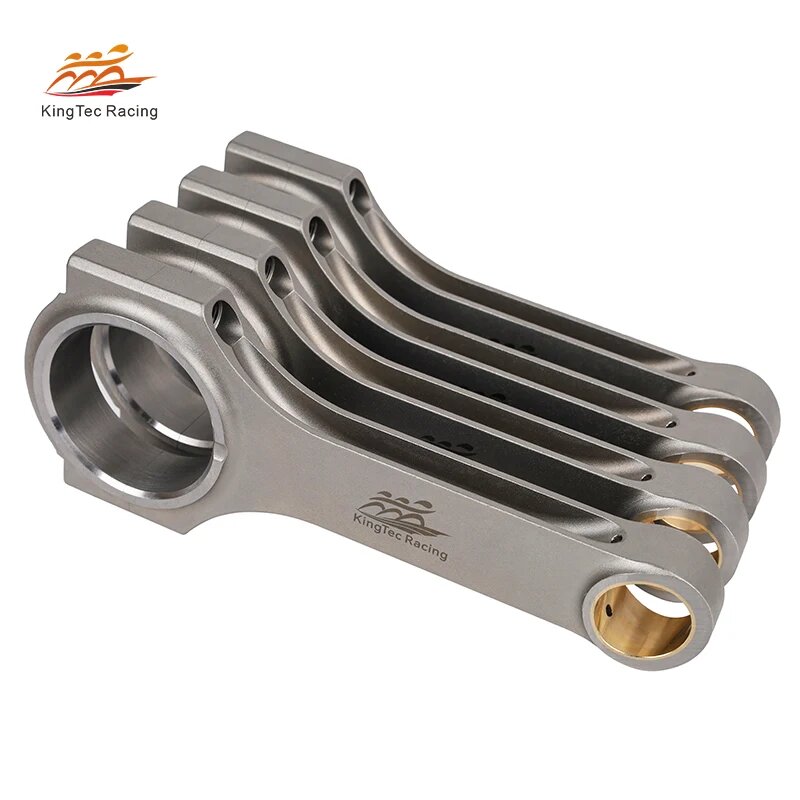 KTC Racing 4340 Кованые шатуны H-образной балки для Audi VW EA888 1,8 т 148 мм x 23 мм с болтами ARP