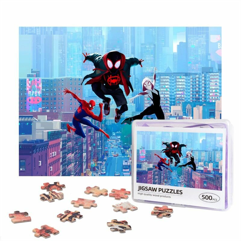 Spider-Man Деревянный пазл Марвел Деревянные пазлы Человек-паук Marvel