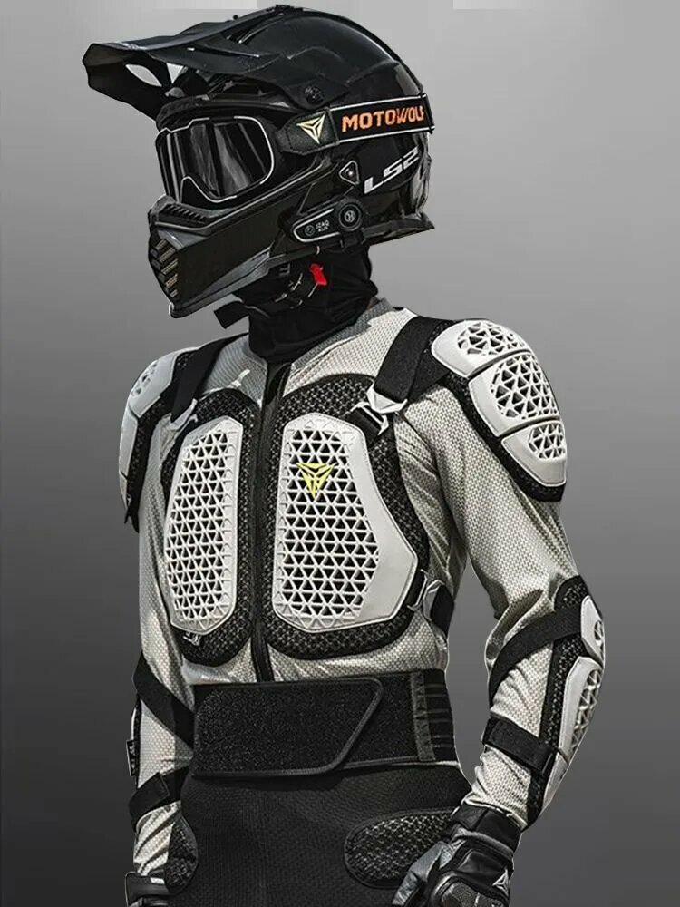 Motowolf Моточерепаха, размер: XXL, цвет: светло-серый