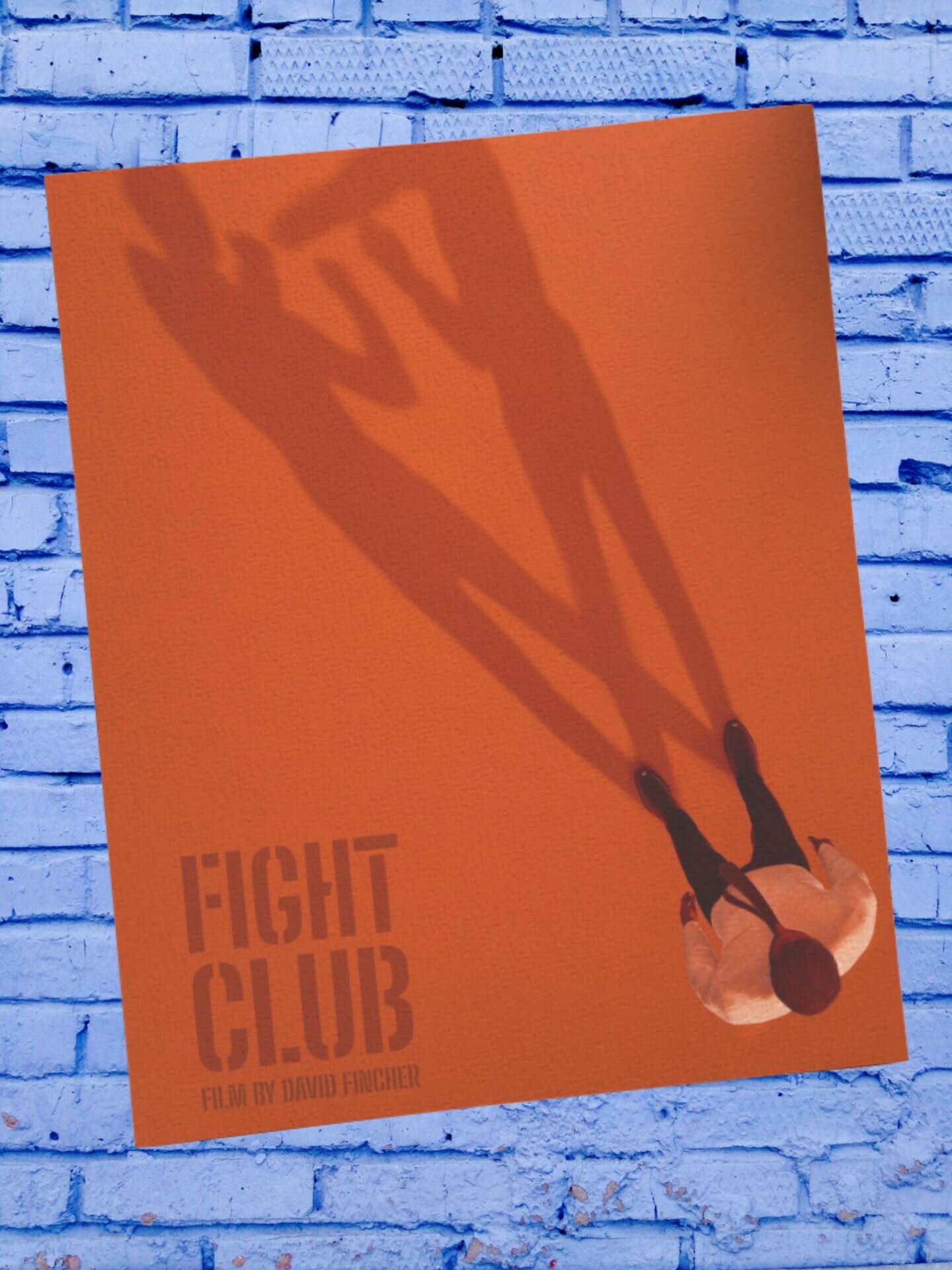 Постер pinterest "Бойцовский клуб (альтернативный)", 29х42, А3, глянцевый