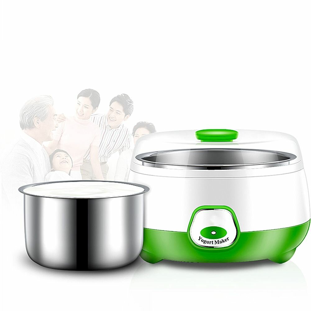 Автоматическая йогуртница из нержавеющей стали на 1 литр