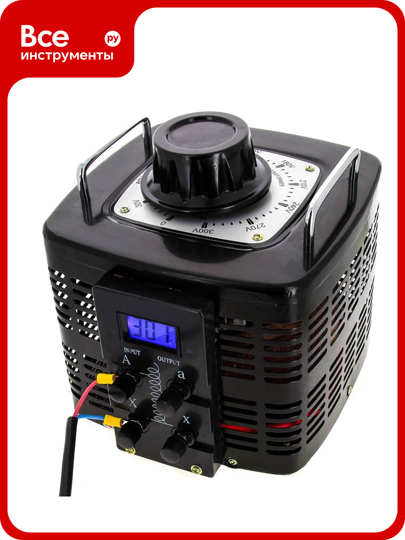 Лабораторный автотрансформатор 5000ВА SUNTEK SK2.1 LTR5000, металлический, 110 В