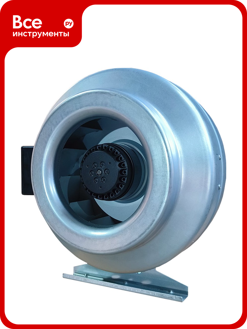 Круглый канальный вентилятор Naveka v ac1-250 металлический корпус 0,19 квт; 0,8а УН-00007744, оцинкованной стали