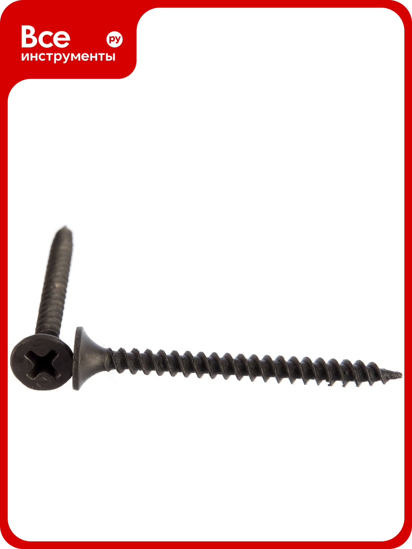 Саморез ШСГМ Tech-Krep 3,5х41 200 шт, коробка с окном 102700, 0,7 мм, пластиковый