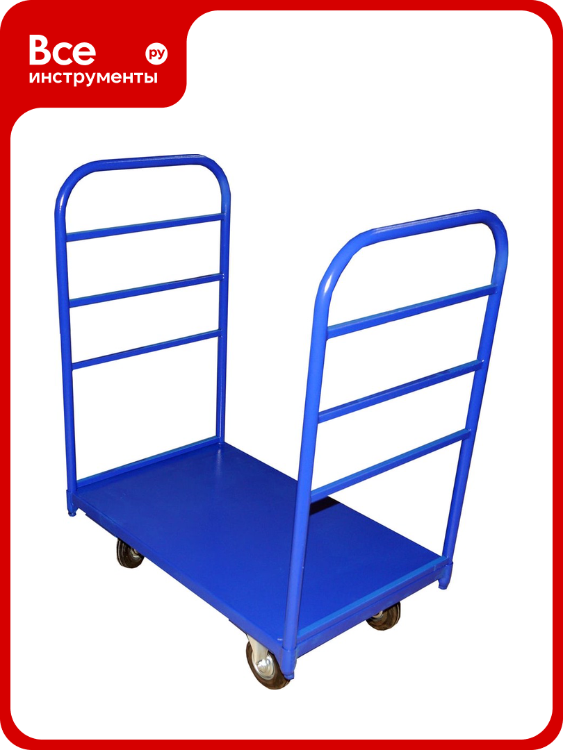 Платформенная тележка с двумя ручками RUSKLAD ТЯ 2, 600x900 мм, ТЯ 2 125
