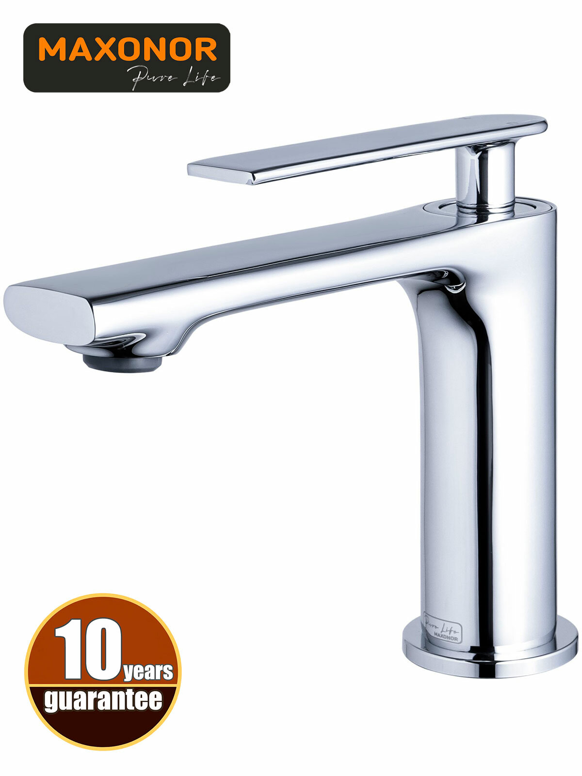 Смеситель для раковины Maxonor PURE LIFE PLEASURE PL1086 Хром Латунь