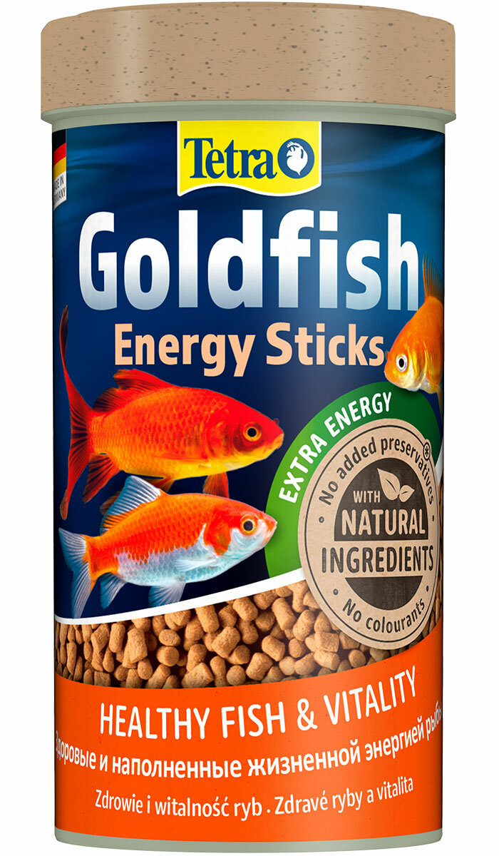 TETRA GOLDFISH ENERGY — Тетра корм-палочки для золотых рыбок и других холодноводных рыб (250 мл)