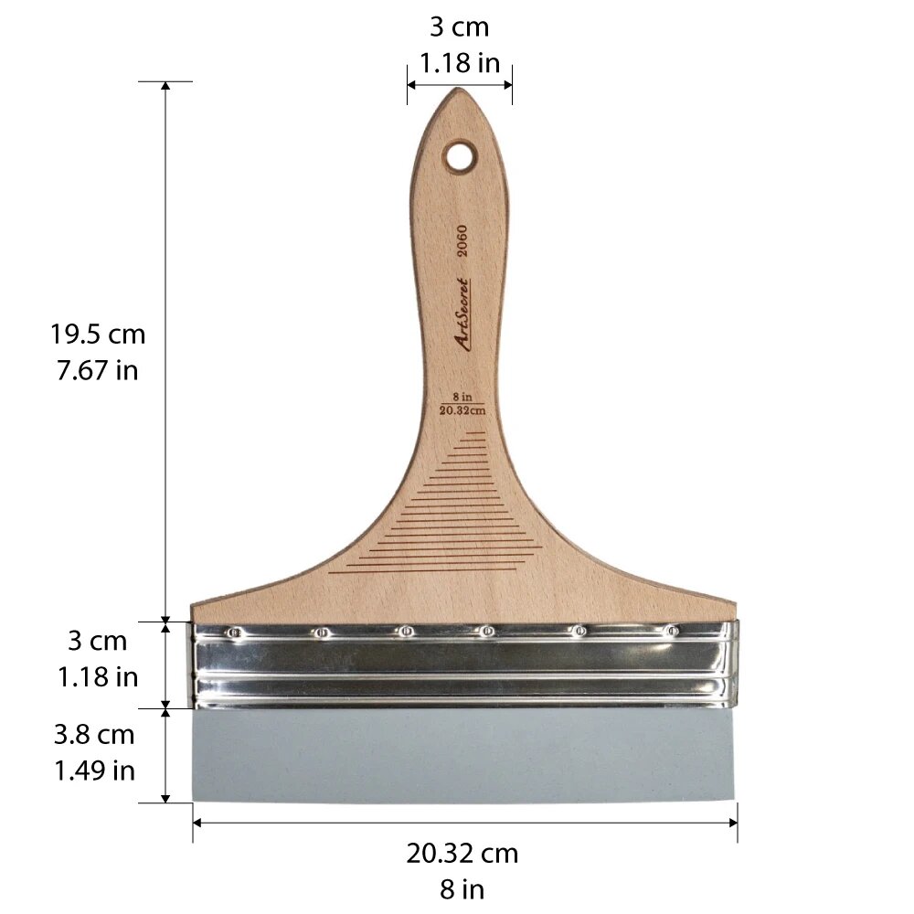 Artsecret Силиконовая кисть для рисования 6-8 дюймов 8 inch