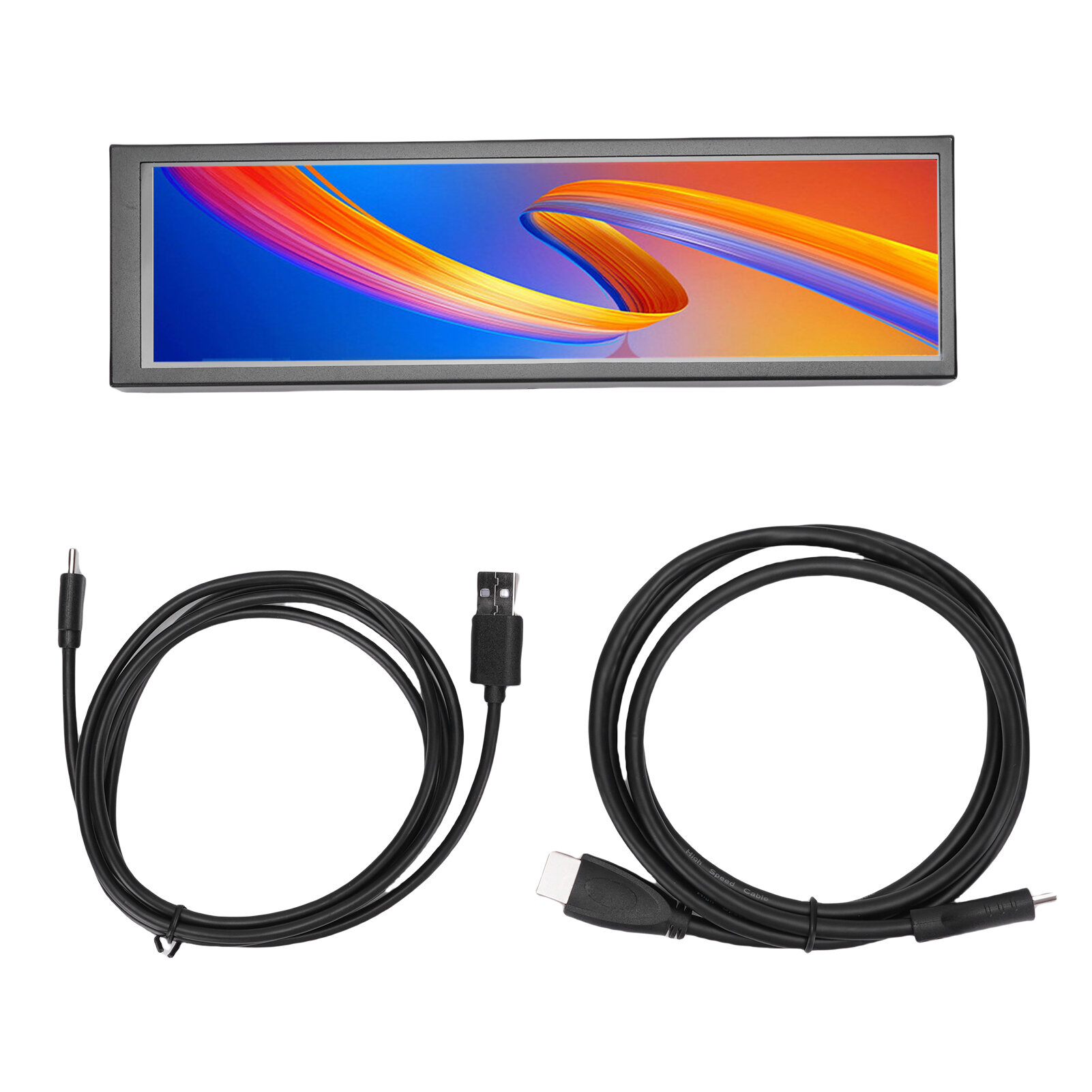 8,8 -дюймовый дисплей ПК Deplay Demplay 1920x480 Temp Display 178 градусов динамическая поддержка темы емкостная сенсорный экран версии