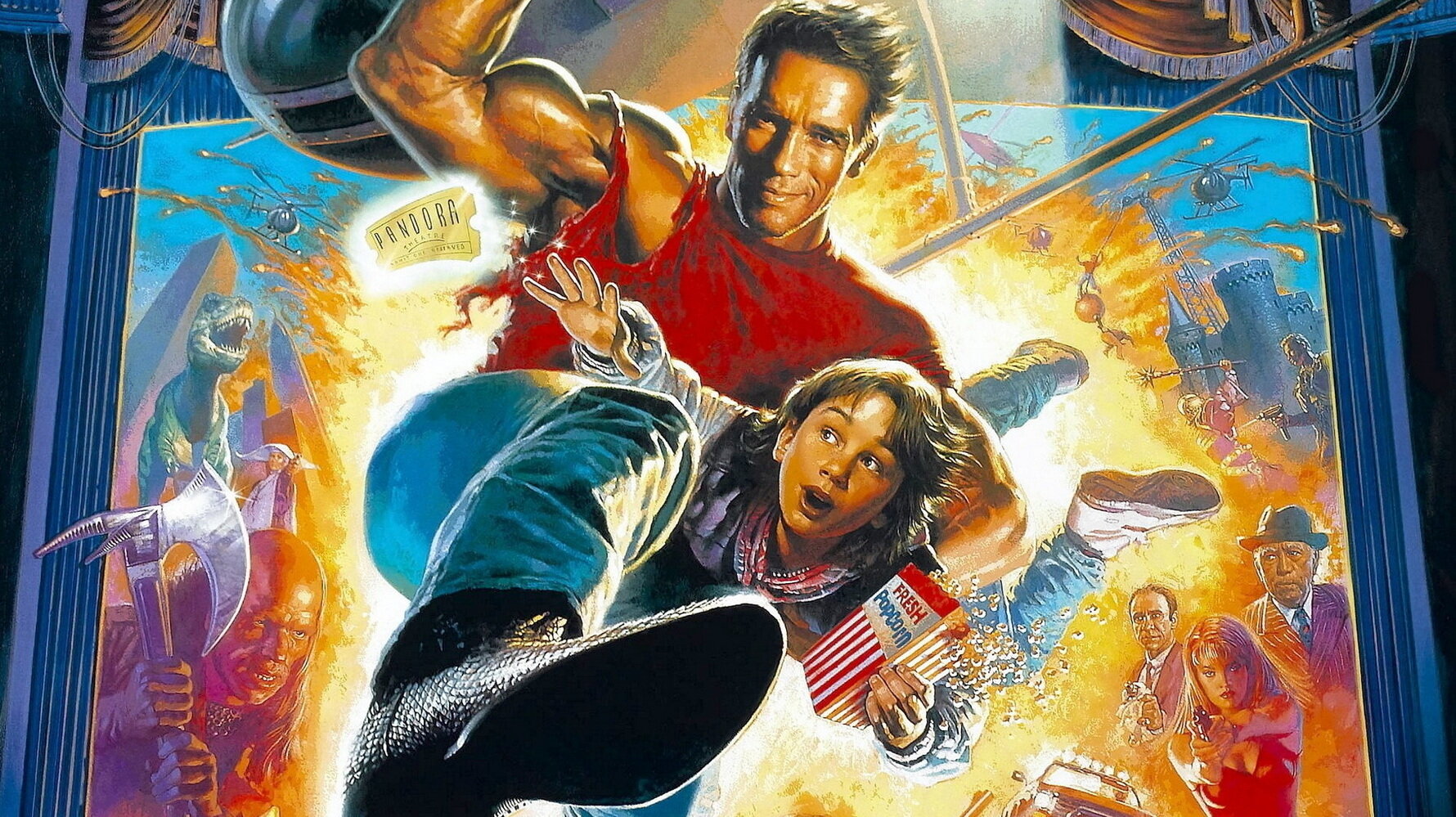 Плакат, постер Последний киногерой *Last Action Hero***Год:** 1993 на бумаге, размер 21х30см