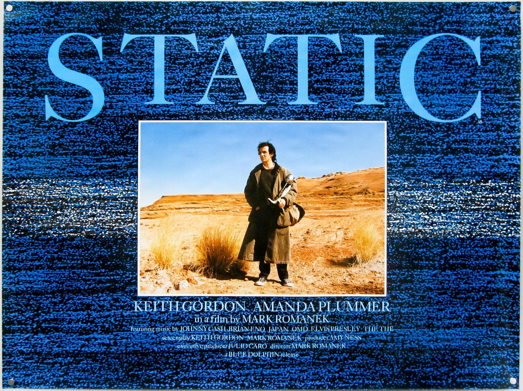 Плакат, постер Static (1985) (Потребность) на холсте, размер 21х30см